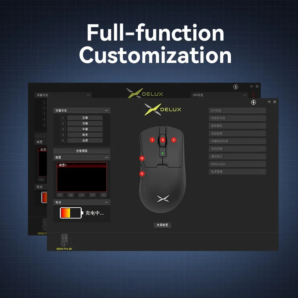 Wireless Gaming Mouse 8K Polling RGB Dock – Novashop