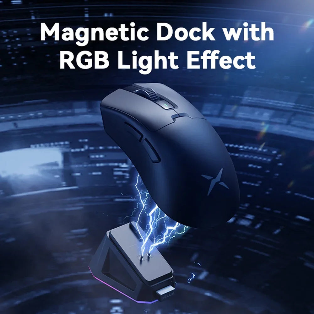 Wireless Gaming Mouse 8K Polling RGB Dock – Novashop